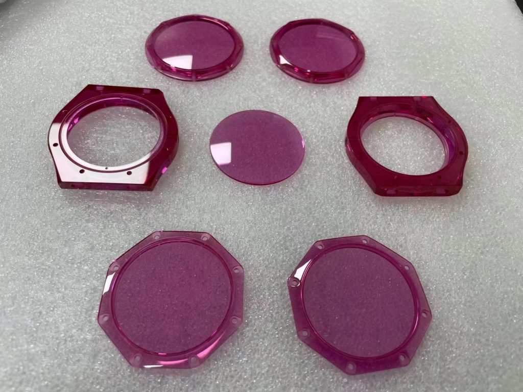 Sapphire crystal watch case waterproof, scratch-resistant