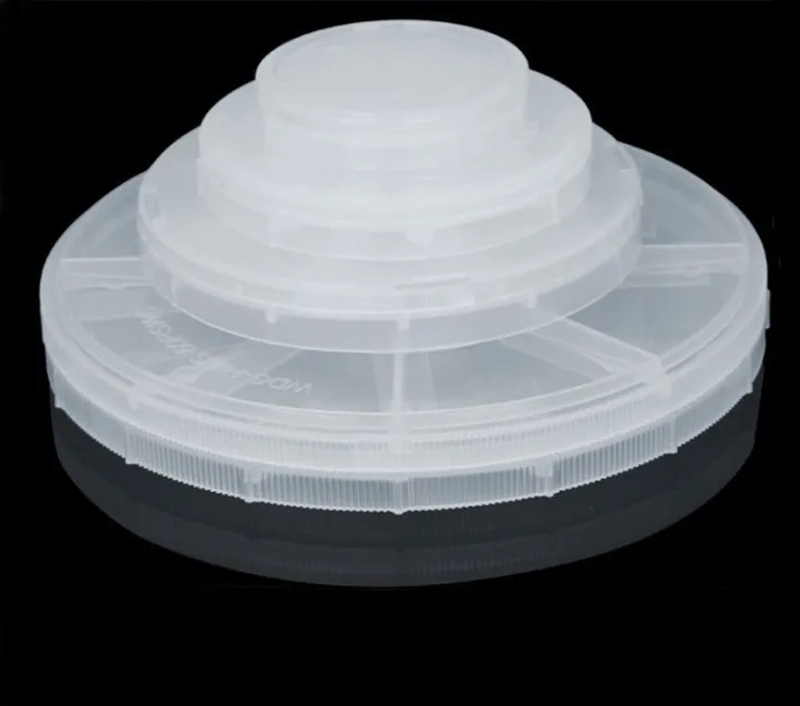 Circular/Square Wafer Carrier Box for 2 3 4 6 8 10 12inch